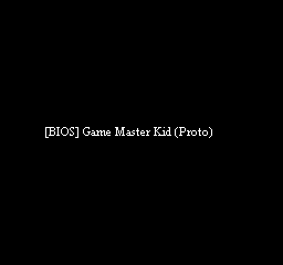 [BIOS] Game Master Kid (Proto) ROM
